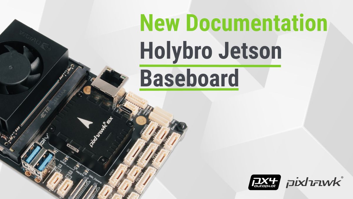 Get Started with PX4 and ROS 2 using the Pixhawk Jetson Baseboard – Holybro Store